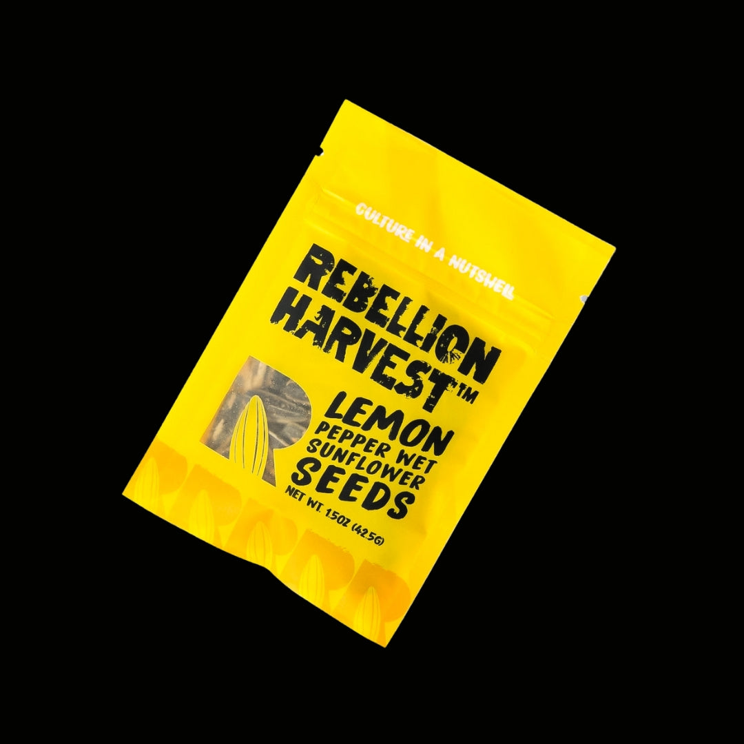 Lemon Pepper Wet Sunflower Seeds (1.5oz) – Rebellion Harvest